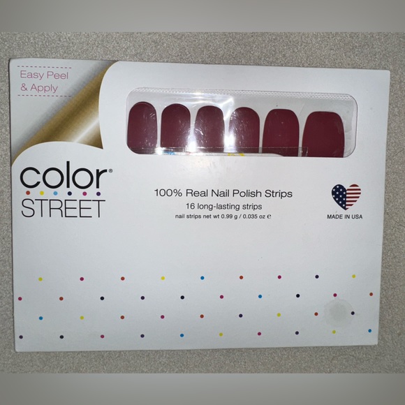 Color Street | Other | Munich Mulberry Color Street Nail Polish Strips ...
